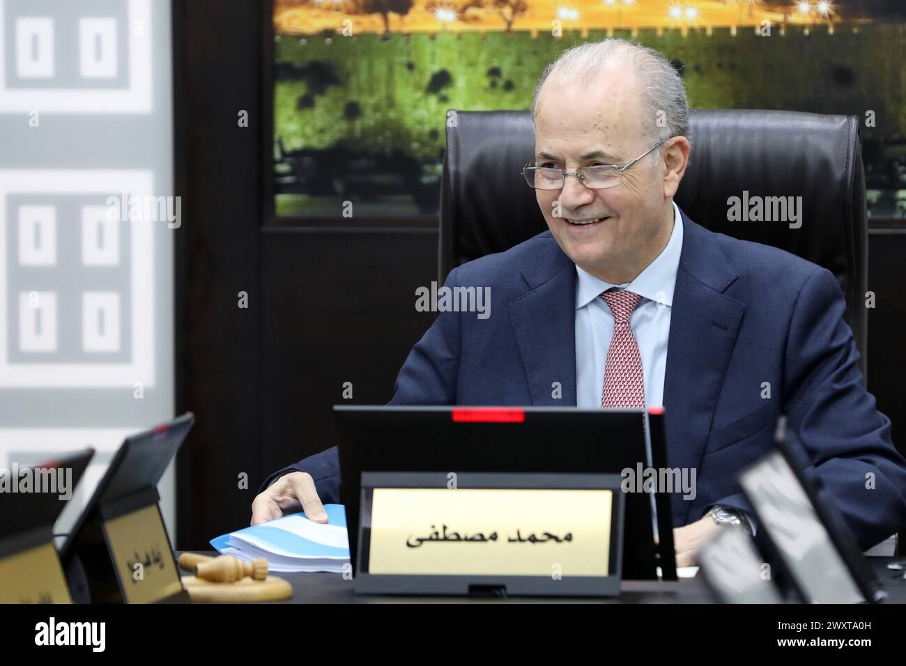 02 April 2024, Palestinian Territories, Ramallah: New Palestinian Prime ...