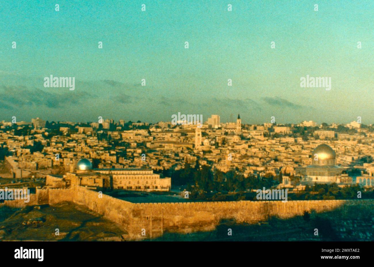 View of Jerusalem, Israel 1980s Stock Photo - Alamy