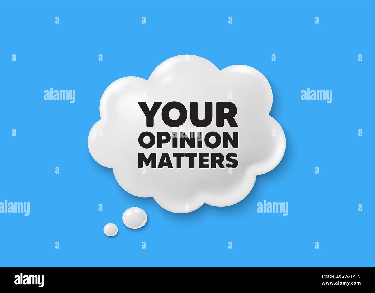 Your opinion matters symbol. Survey or feedback sign. Comic speech ...