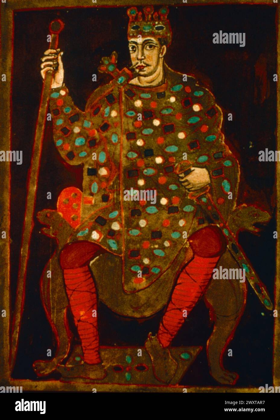 Portrait of Lothair I, King of Germany and Holy Roman Emperor ...