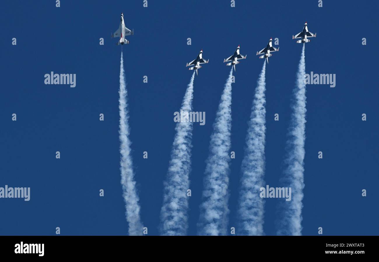 The United States Air Force Air Demonstration Team “Thunderbirds ...