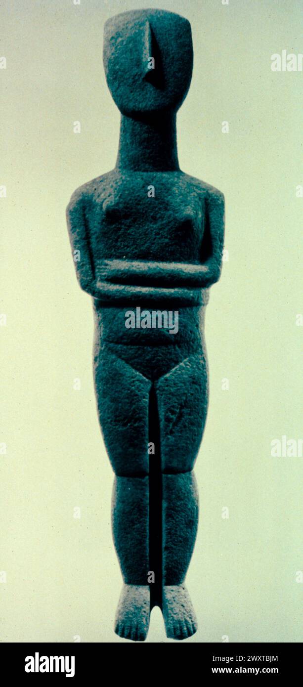 Ancient cycladic hi-res stock photography and images - Alamy