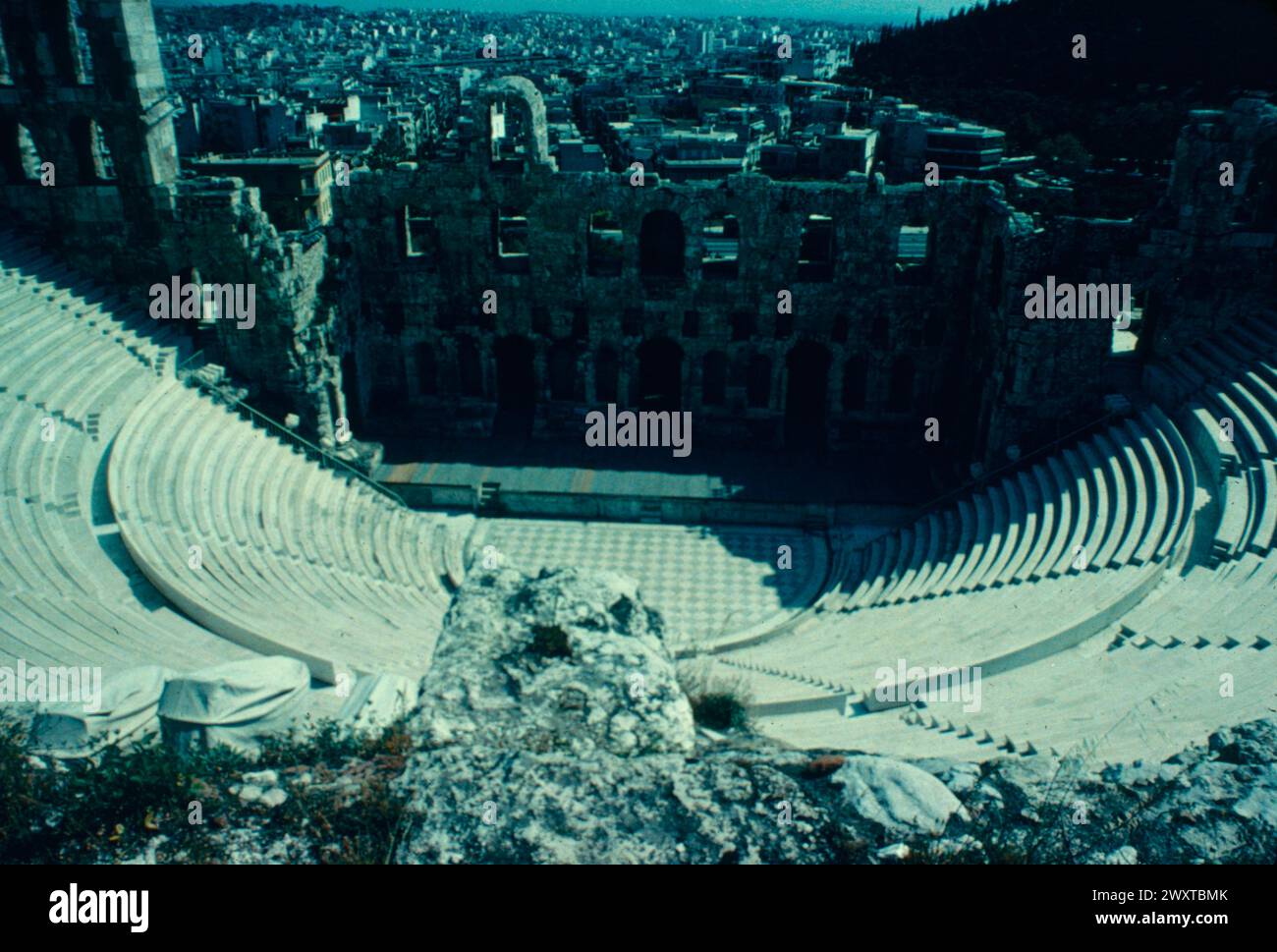 The Odeum, Athens, Greece 1980s Stock Photo - Alamy