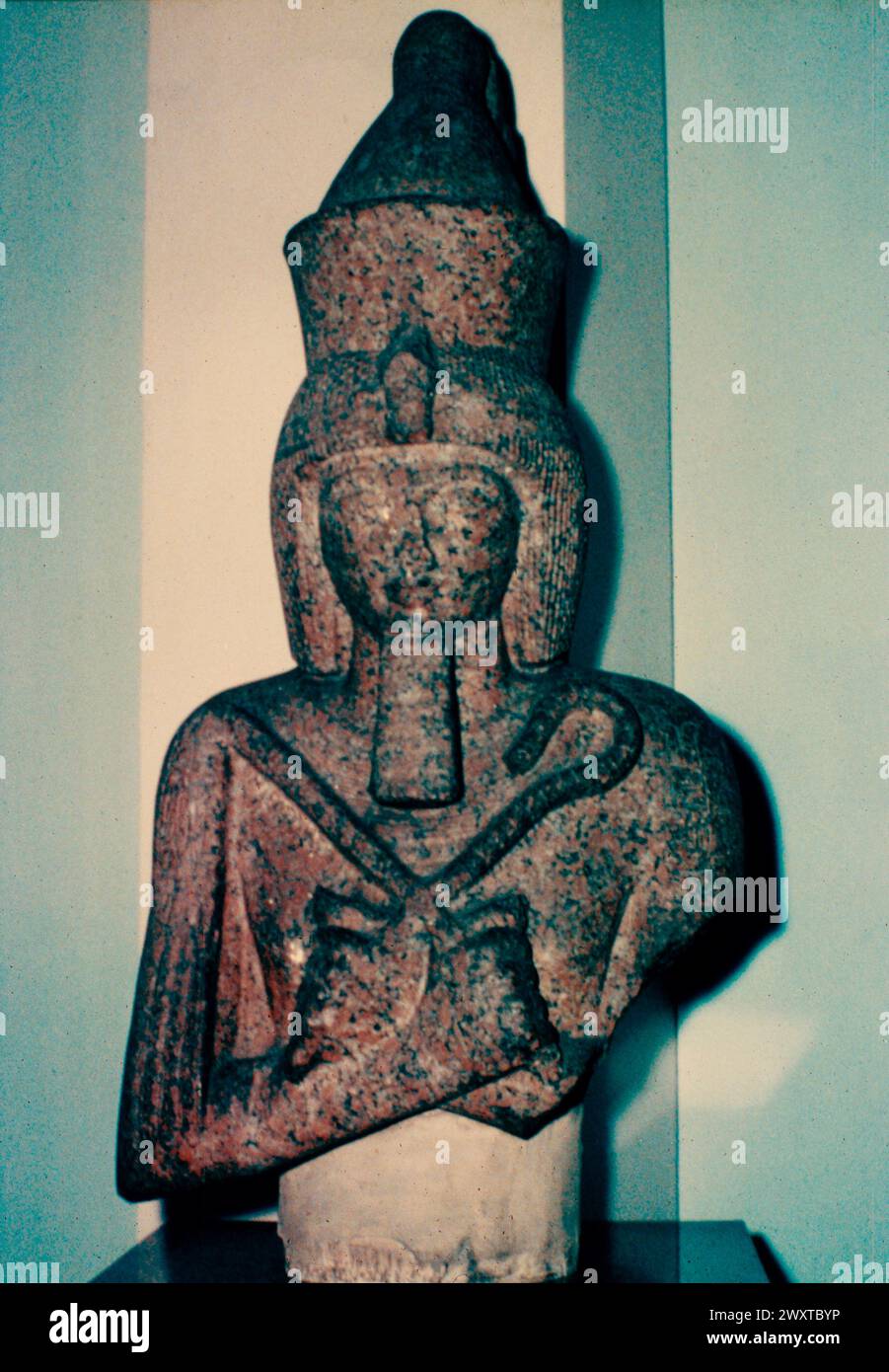 Ancient Egyptian pharaoh Rameses II marble statue, Egypt 1200 BC Stock ...