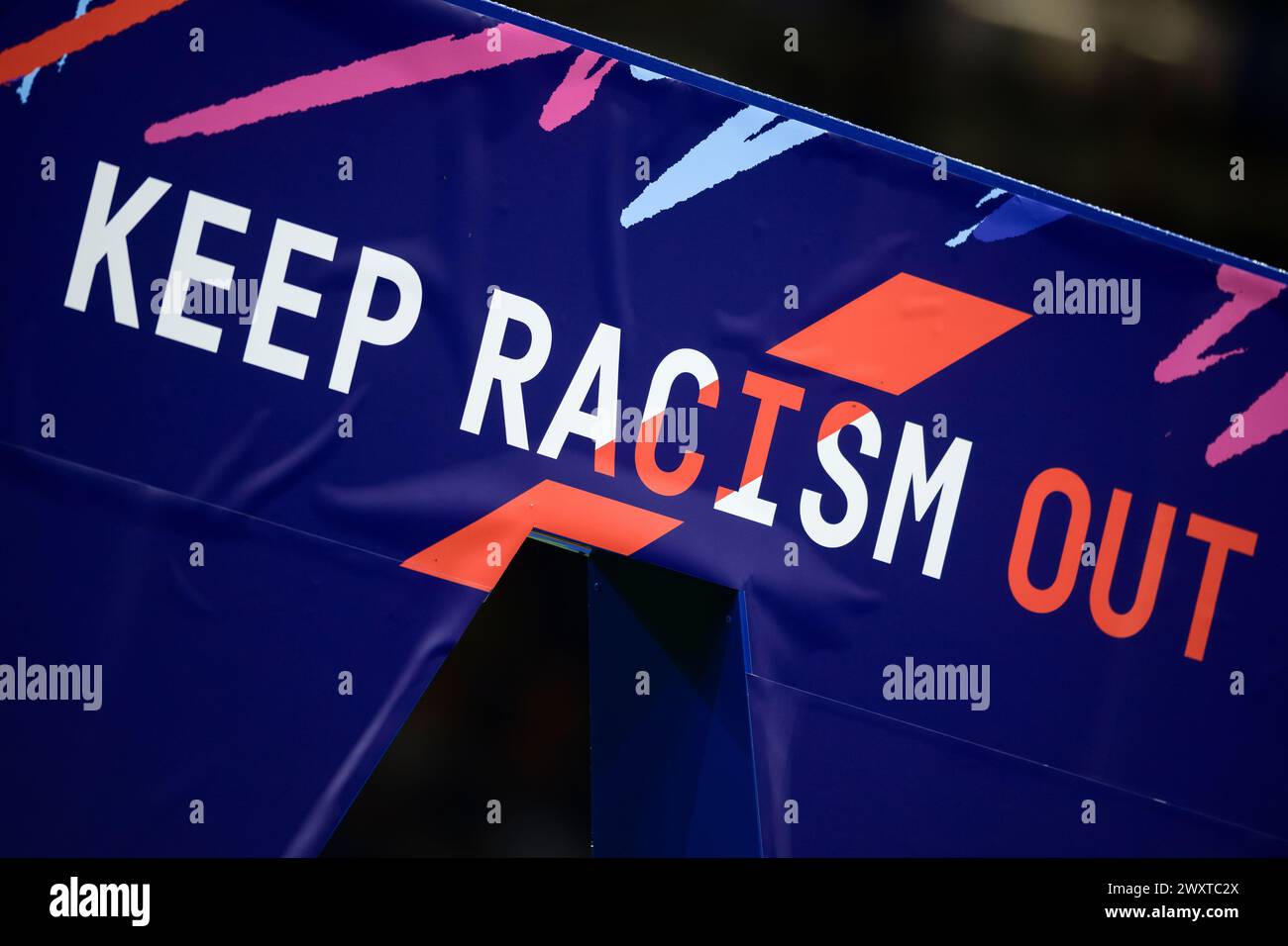 Keep racism out of football hi-res stock photography and images - Alamy