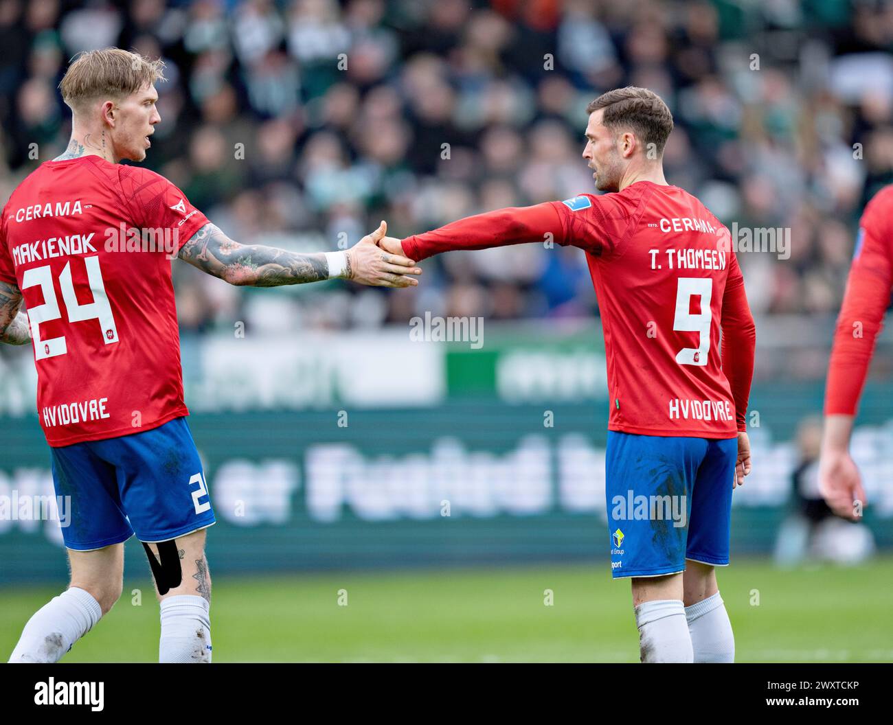 Superliga match between Viborg FF and Hvidovre IF at Energi Viborg ...