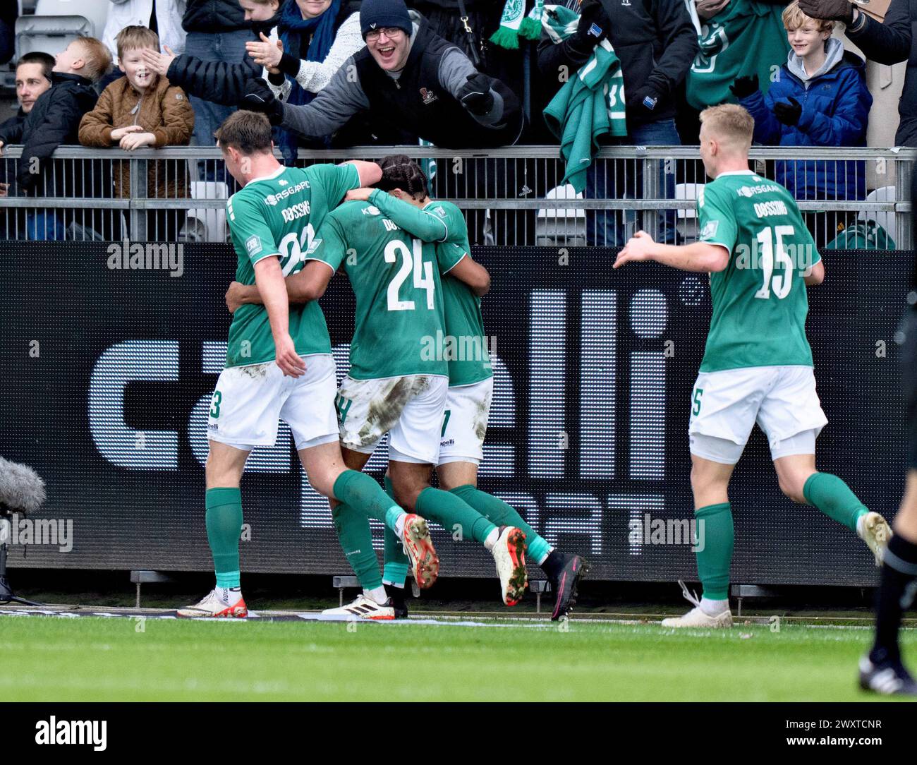 Superliga match between Viborg FF and Hvidovre IF at Energi Viborg ...