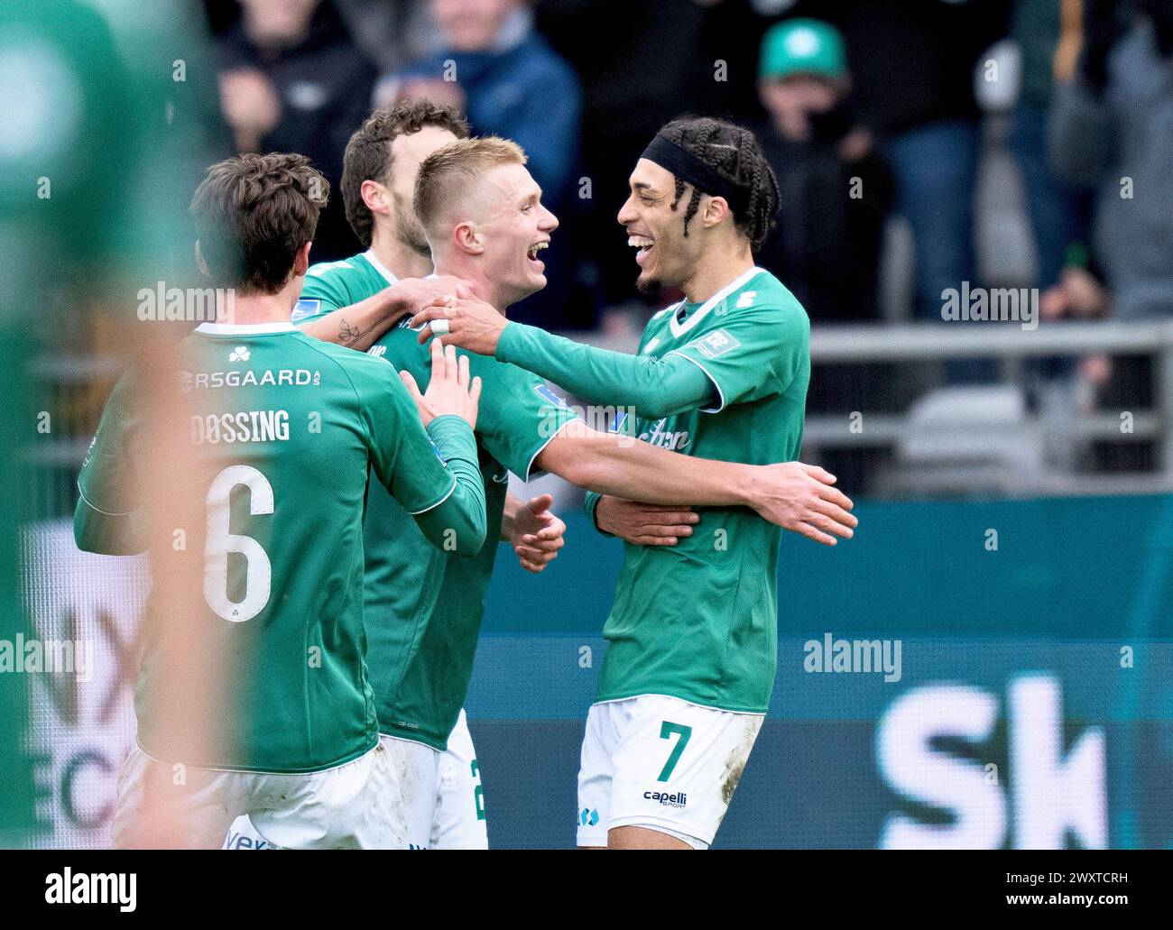 Superliga match between Viborg FF and Hvidovre IF at Energi Viborg ...