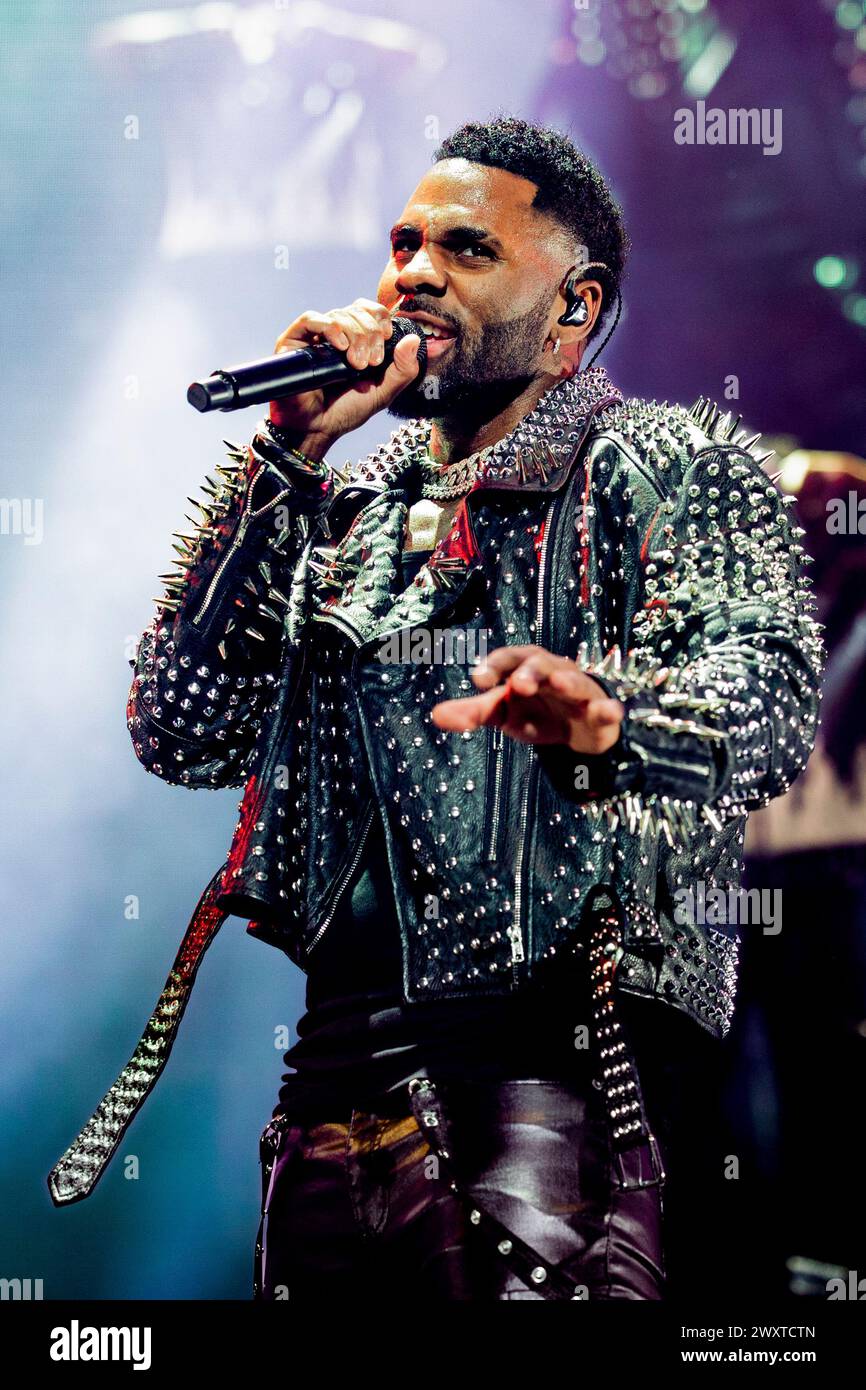 Italy 27 March 2024 Jason Derulo - Nu King World Tour - live at Forum ...