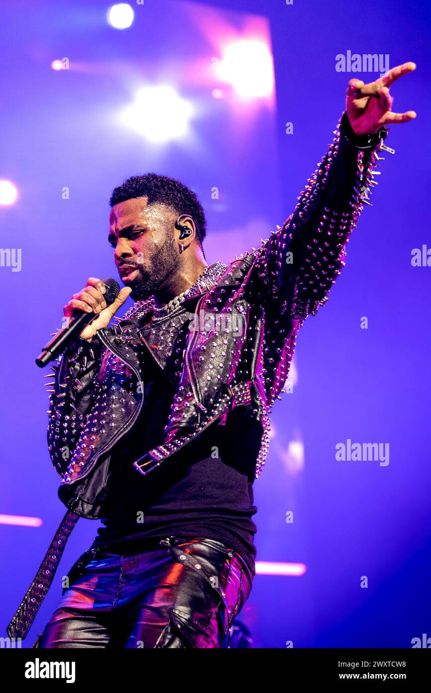 Italy 27 March 2024 Jason Derulo - Nu King World Tour - live at Forum ...