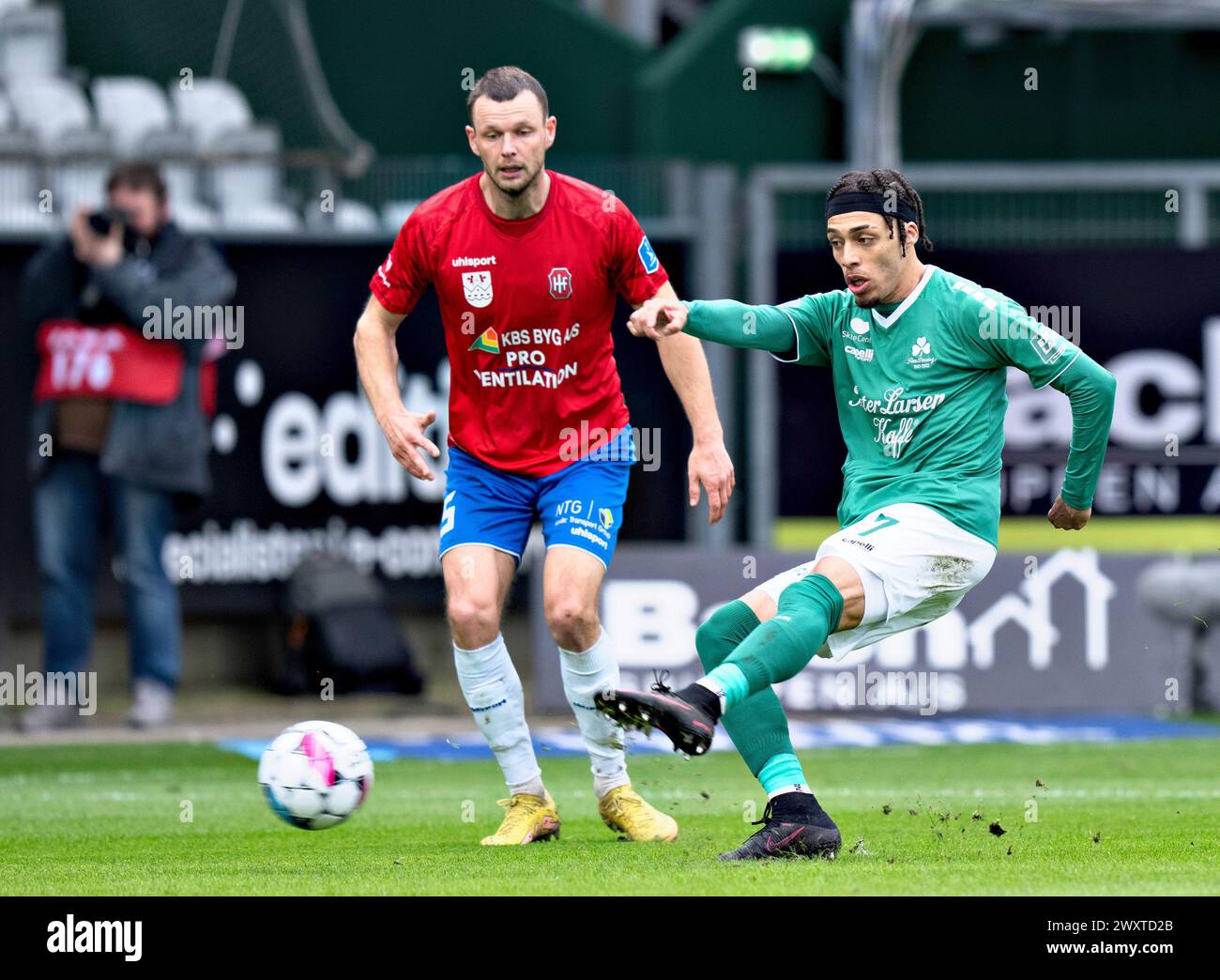 Superliga match between Viborg FF and Hvidovre IF at Energi Viborg ...