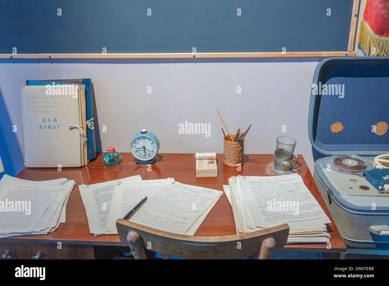 Cabinet of Sergei Korolev, head of Soviet space programm, Tsiolkovsky ...