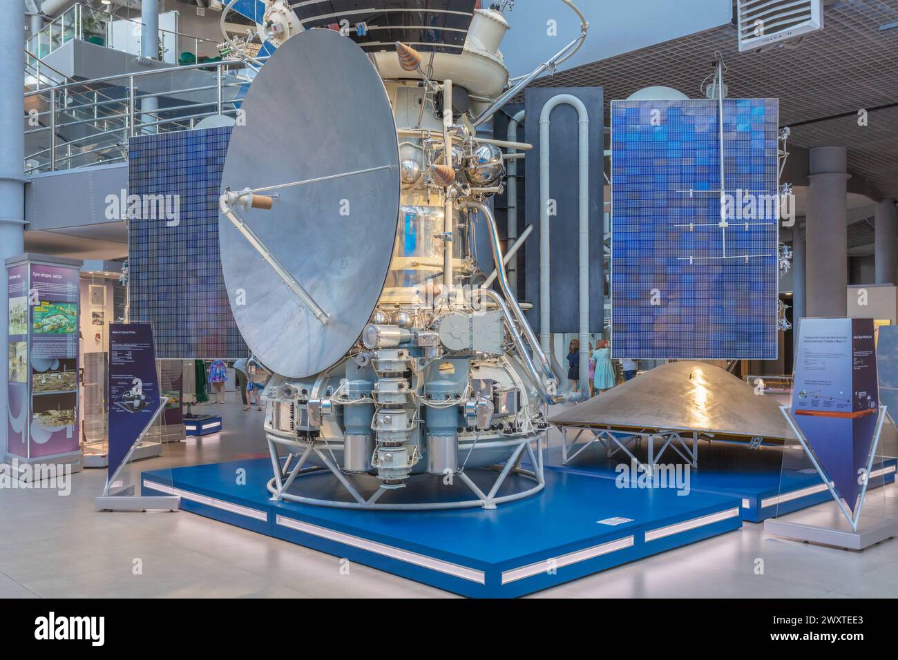 Mars-3 space probe, 1971, Tsiolkovsky State Museum of the History of Cosmonautics, Kaluga ...