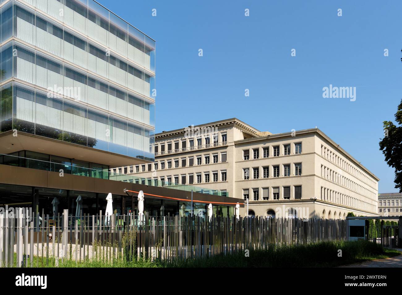 Geneva, Switzerland - may 25, 2023: sign and logo of the Center William ...