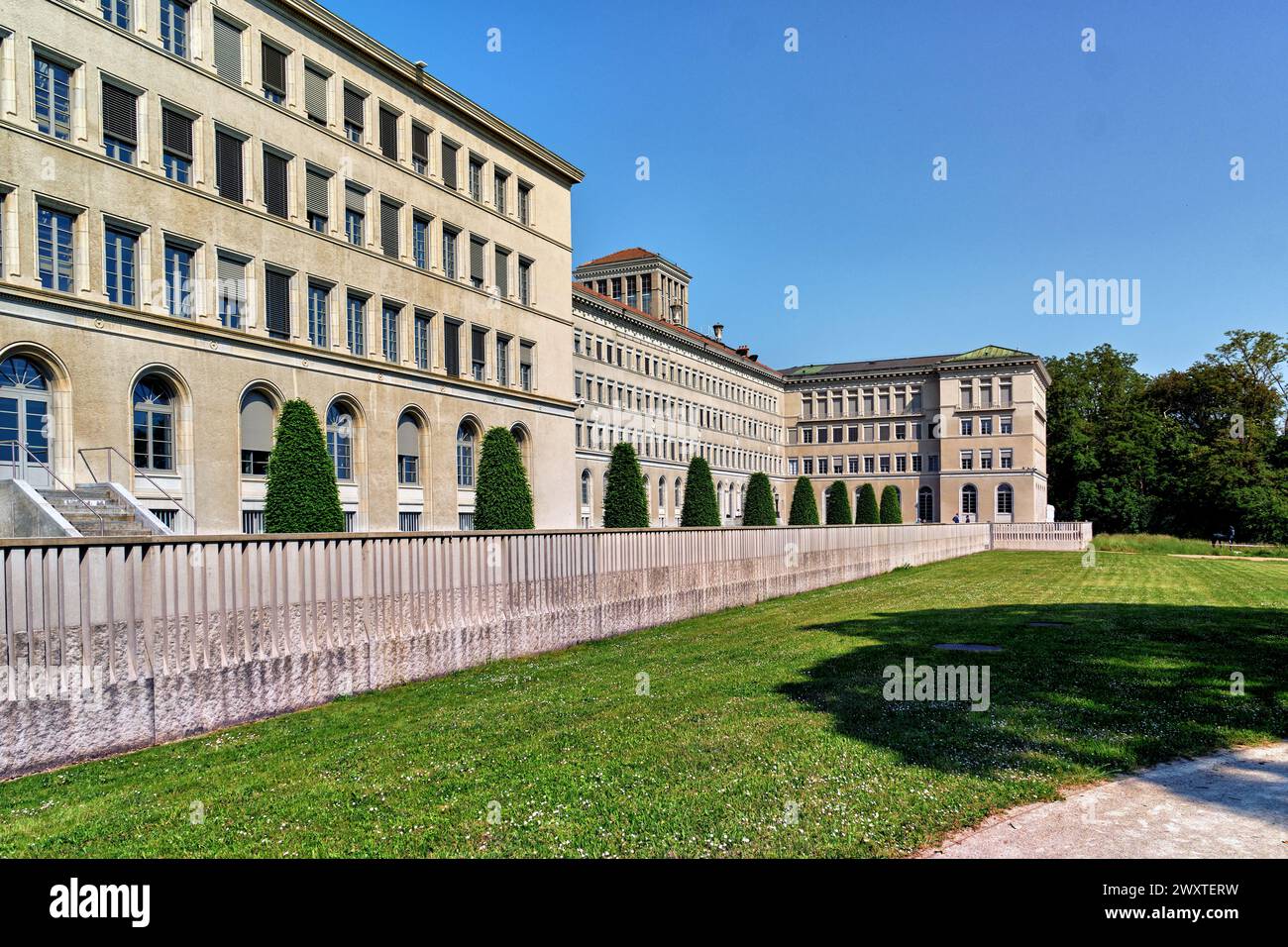 Geneva, Switzerland - may 25, 2023: sign and logo of the Center William ...