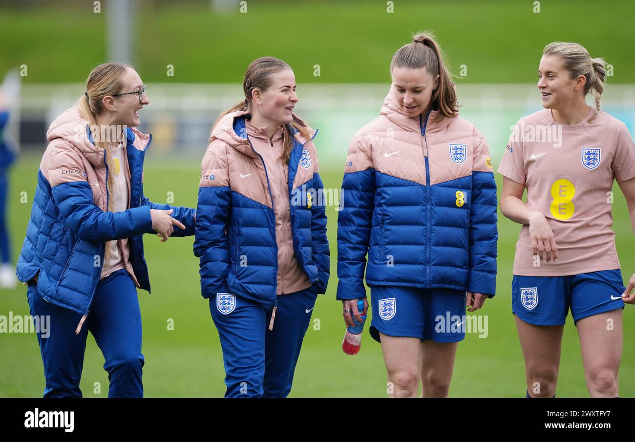 Sam Gough (captain of England women's blind team) (left)and Zara Musker ...