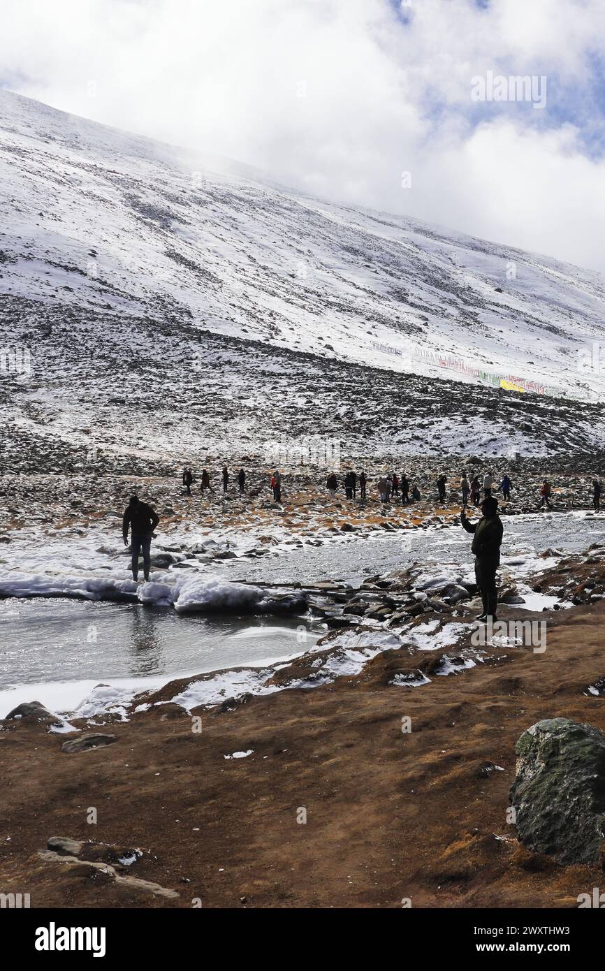 snowy zero point, beautiful alpine valley is popular tourist place in ...