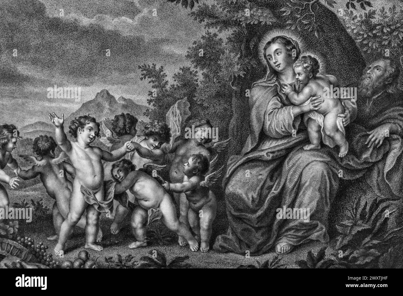 Angel boy art Black and White Stock Photos & Images - Alamy