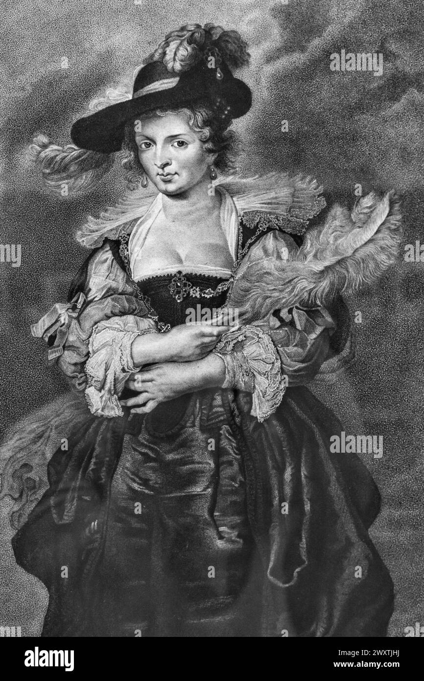 Louis Sellier, Portrait of Helena Forman, 18th century Stock Photo - Alamy