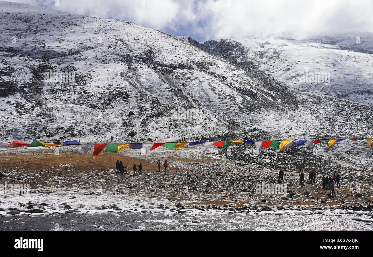 snowy zero point, beautiful alpine valley is popular tourist place in ...