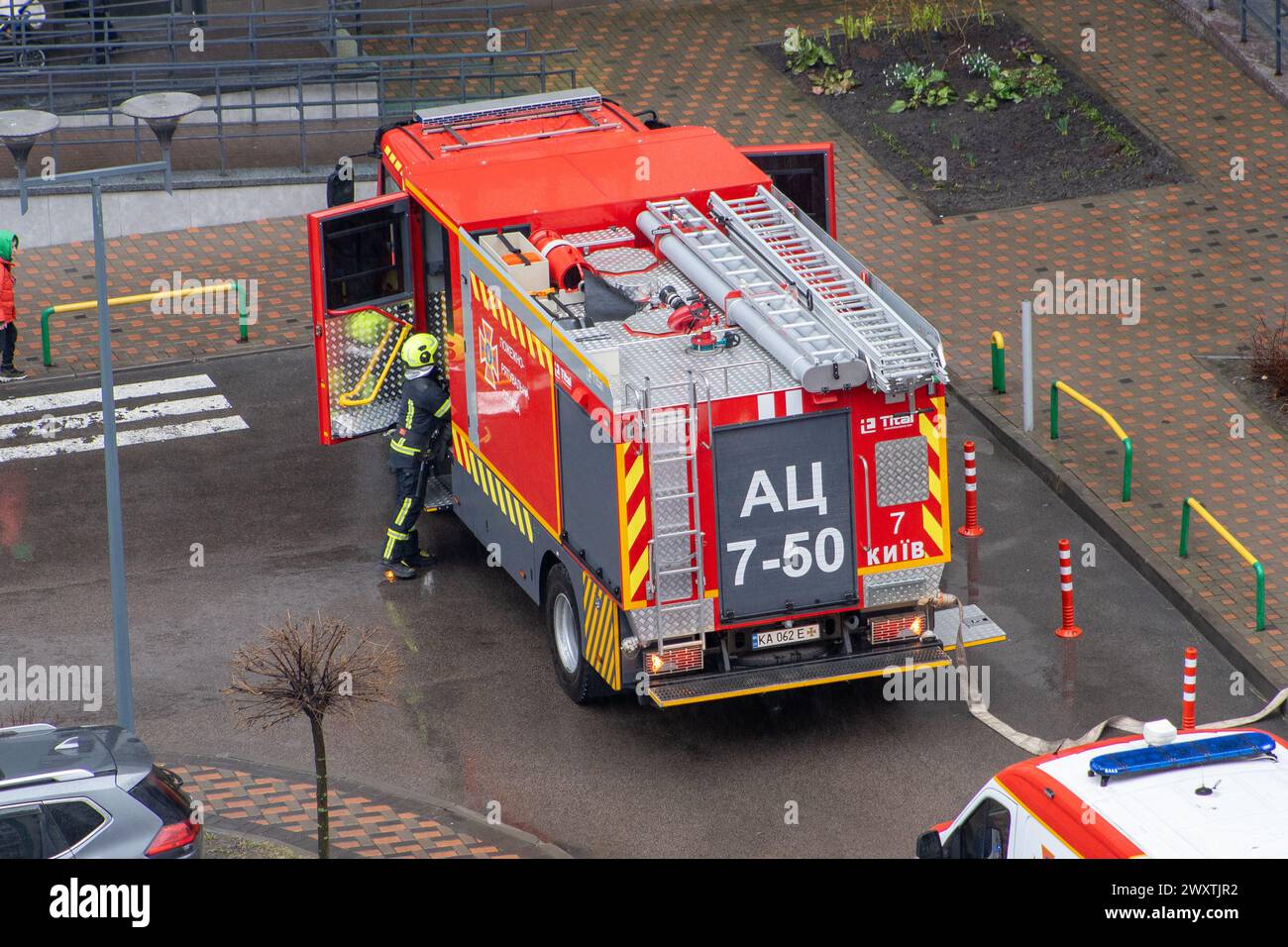 Ukraine fire truck hi-res stock photography and images - Alamy