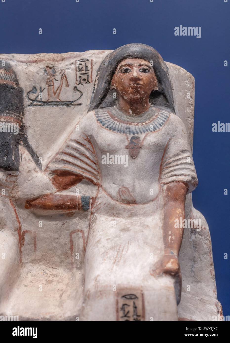 Scribe Niai with his wife, Egypt, 13th century BC, Pushkin State Museum ...