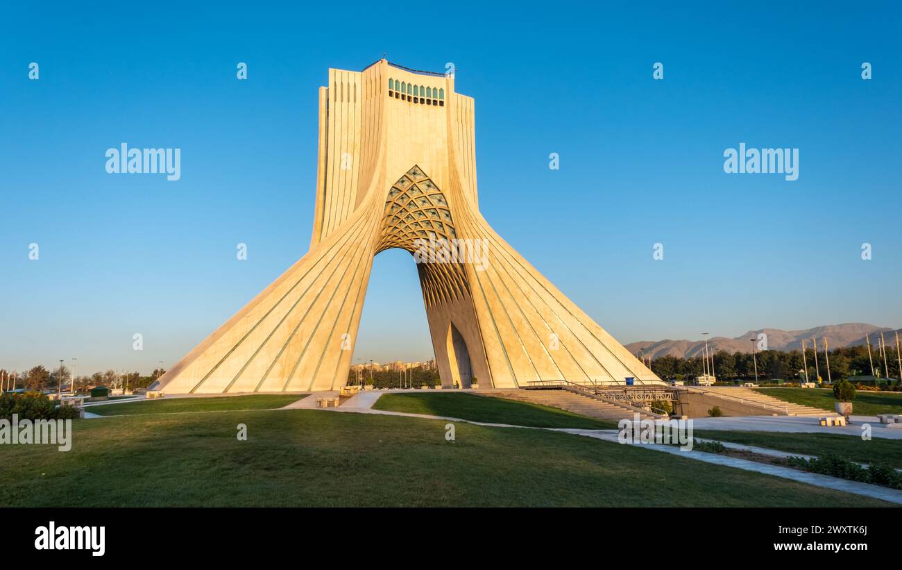 The Azadi Tower or Freedom Tower in Tehran, Iran Stock Photo - Alamy