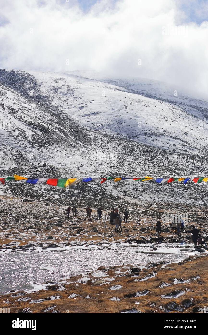 snowy zero point, beautiful alpine valley is popular tourist place in ...