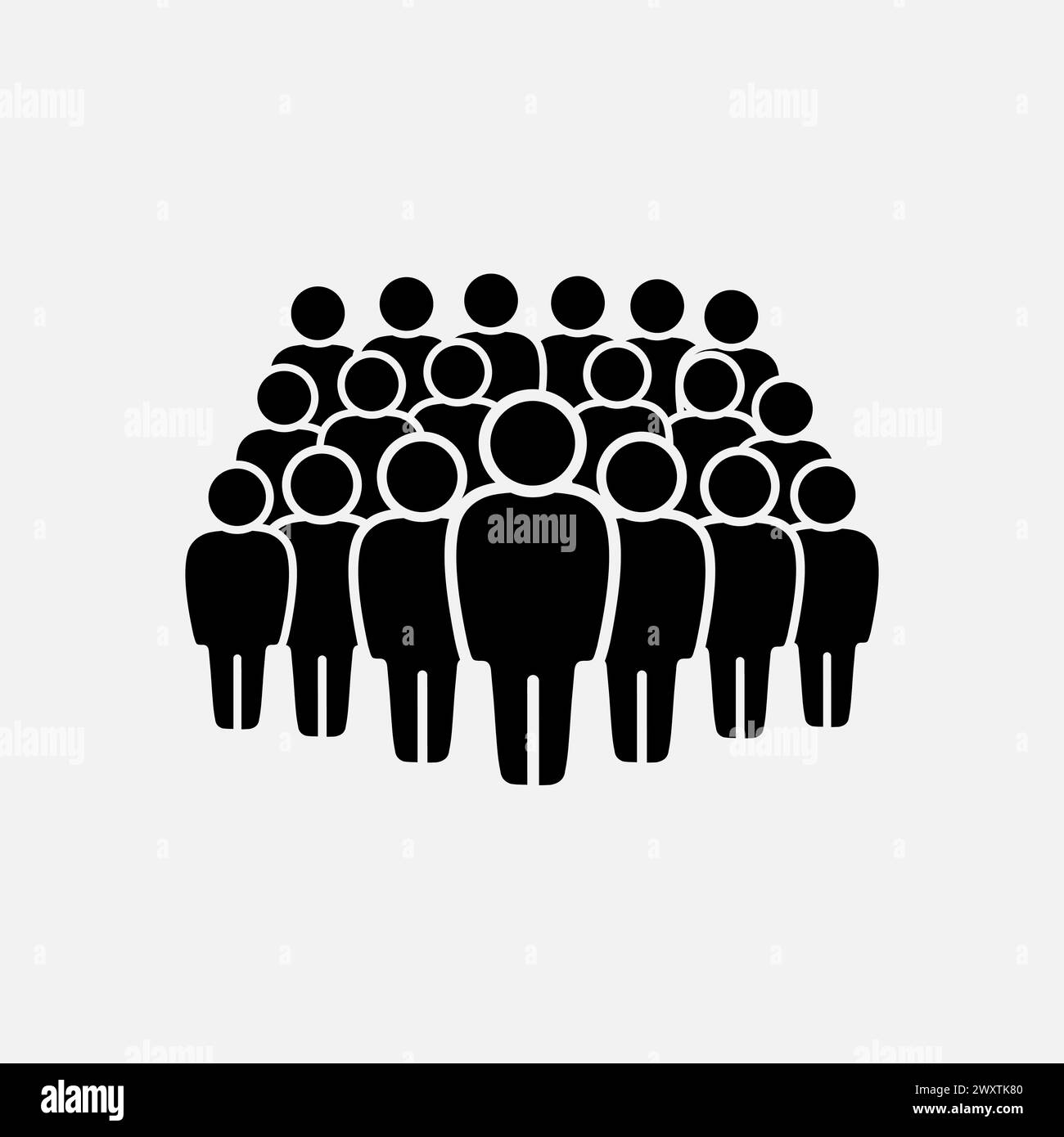 Symbol People Icon Icon For Infographics Website Design Logo App Ui Vector Illustration