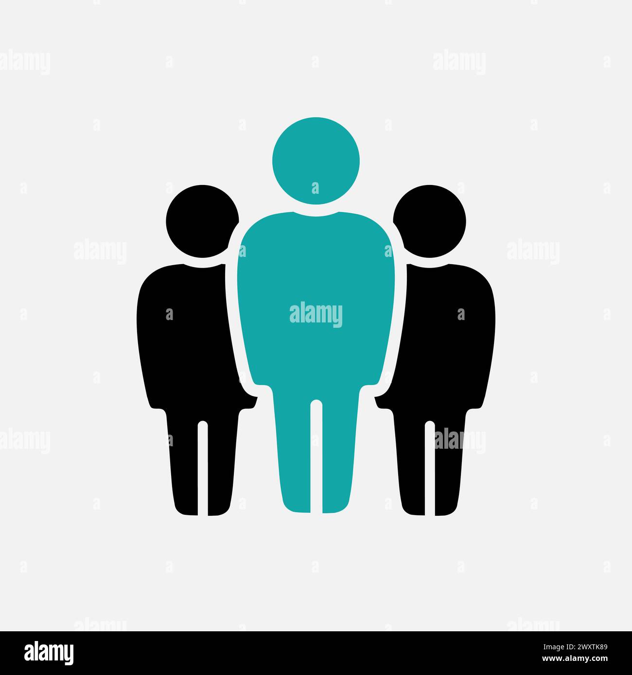 Symbol, people icon. Icon for infographics website design, logo, app ...