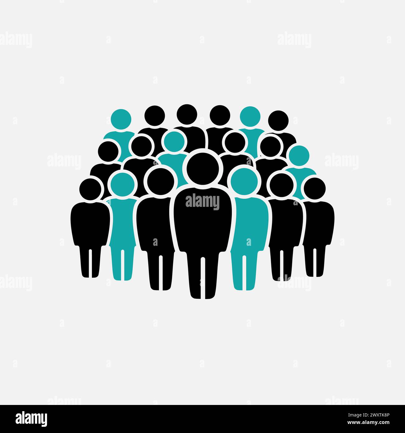 Symbol, people icon. Icon for infographics website design, logo, app ...