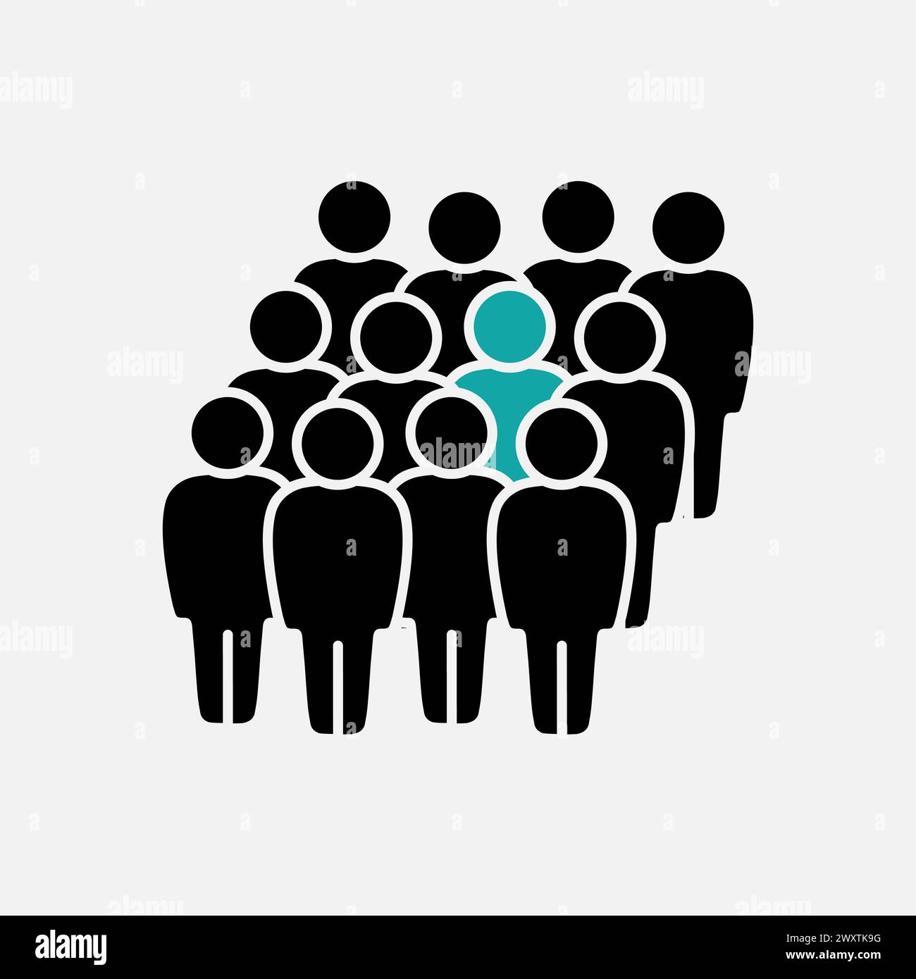 Symbol, people icon. Icon for infographics website design, logo, app ...