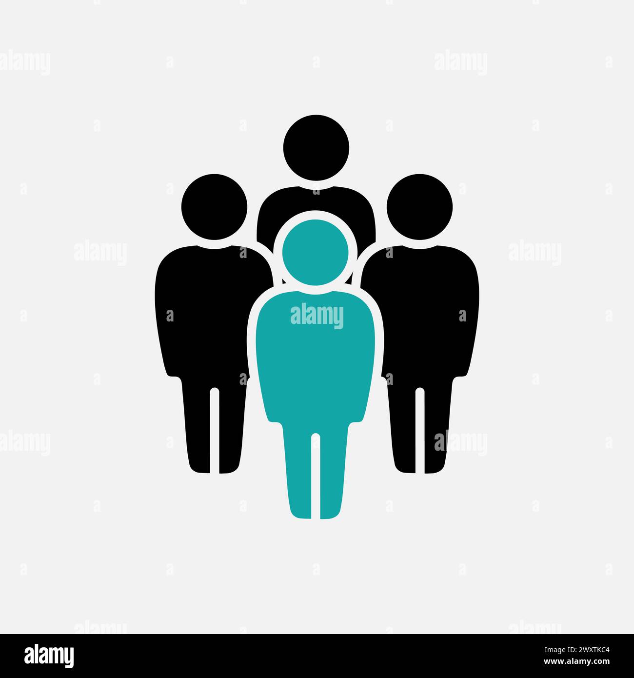 Symbol, people icon. Icon for infographics website design, logo, app ...