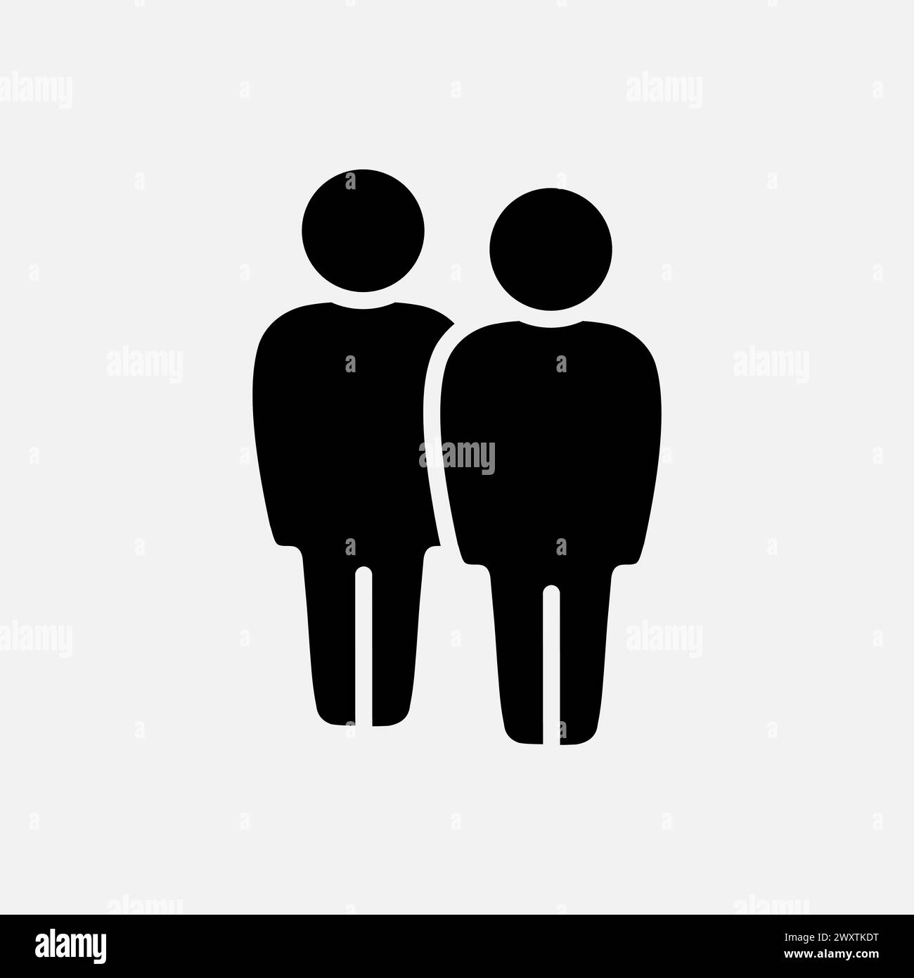 Symbol, people icon. Icon for infographics website design, logo, app ...