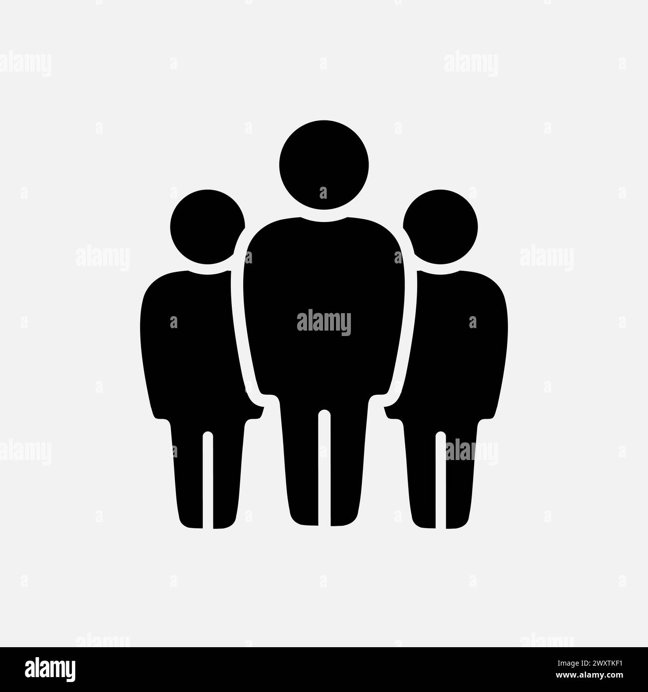 Symbol, people icon. Icon for infographics website design, logo, app ...