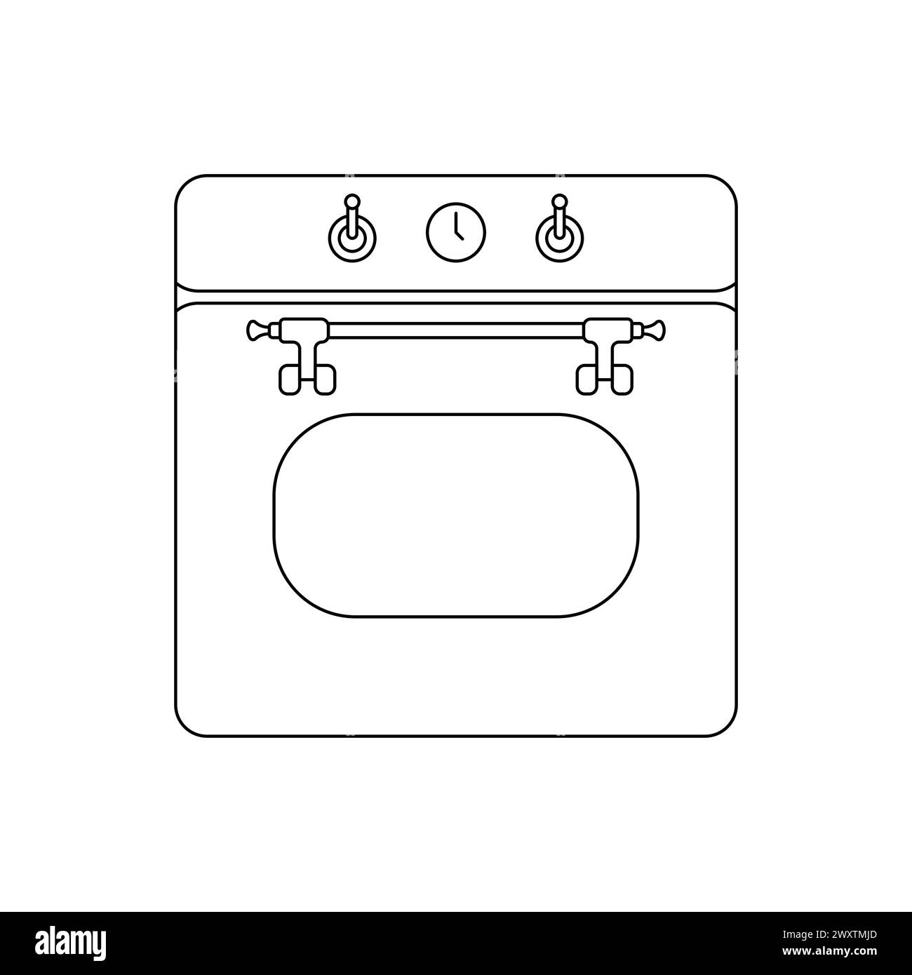 Microwave logo icon. Kitchen oven vector symbol. Electric oven vector ... Microwave logo icon. Kitchen oven vector symbol. Electric oven vector ...
