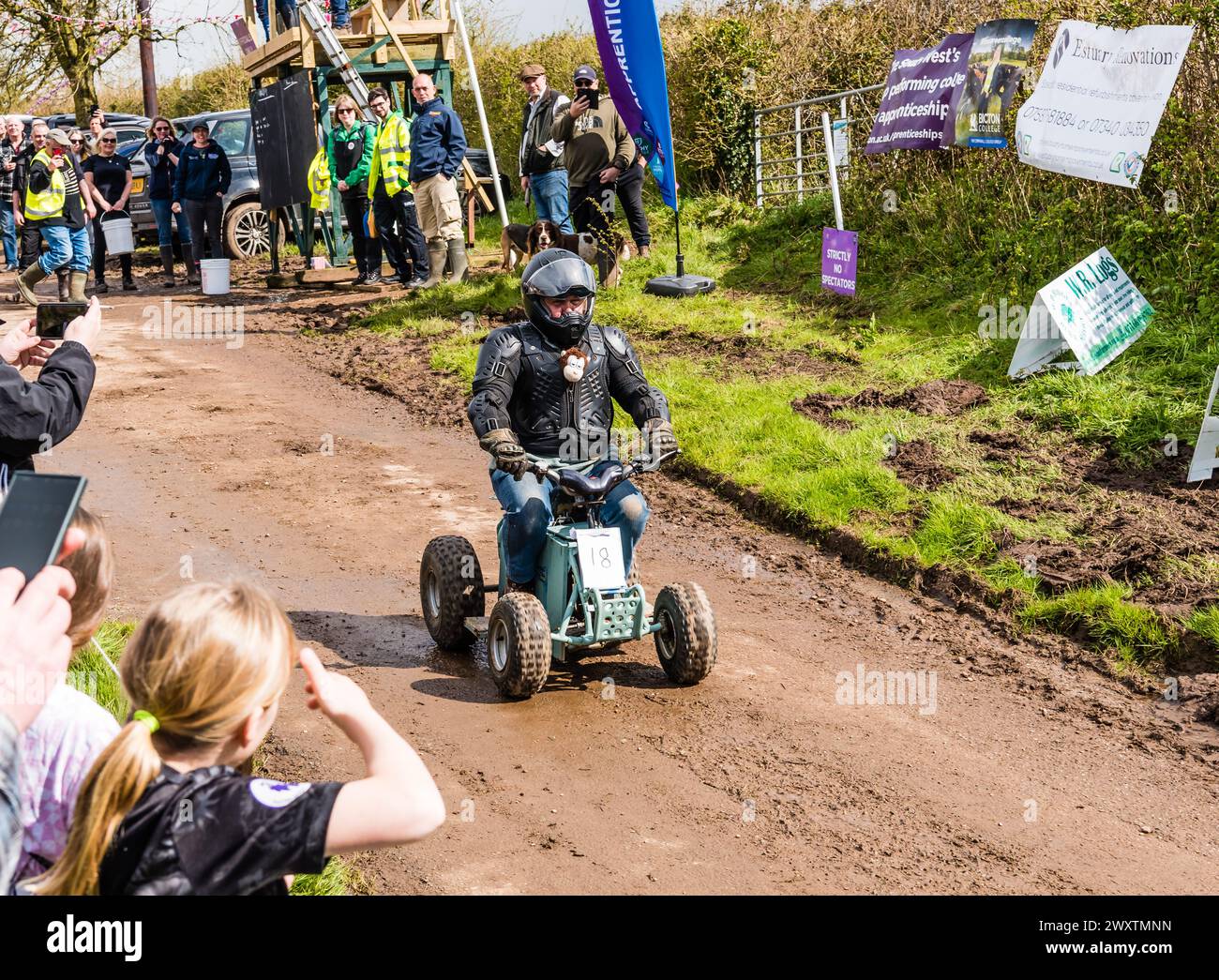 Otterton Soap Box Derby Stock Photo - Alamy