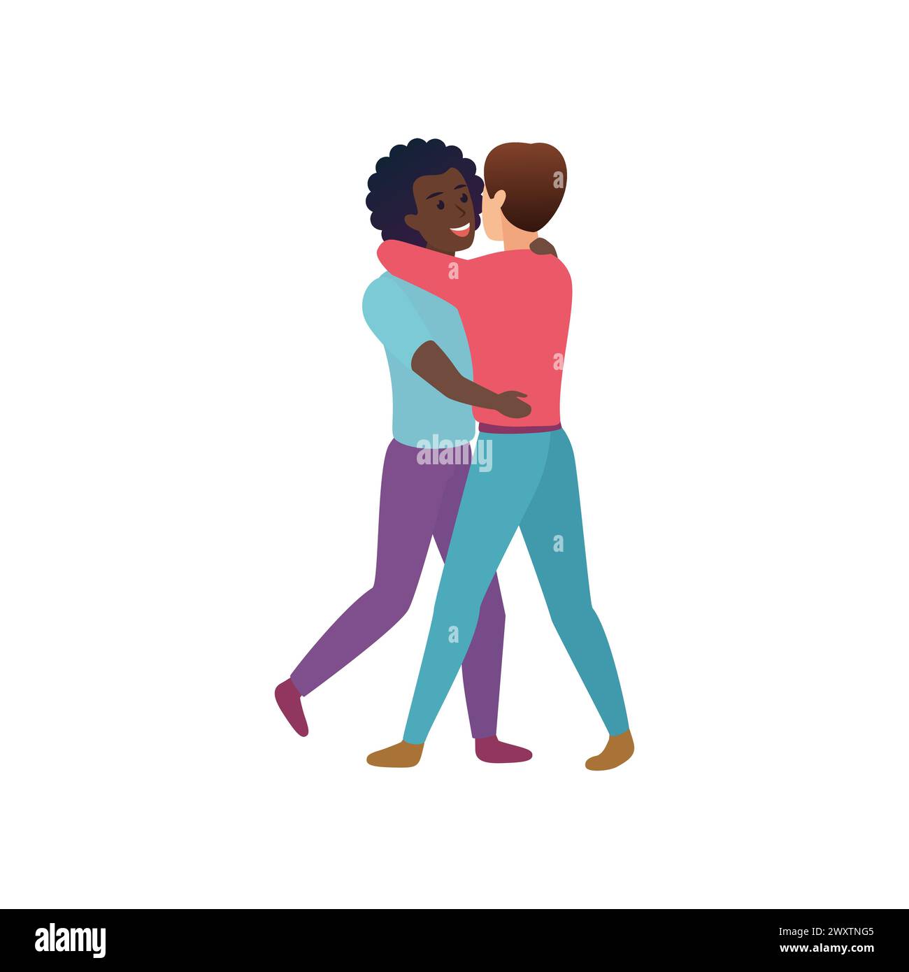 Stylized dancing group. Dance party, dancing club, active lifestyle ...