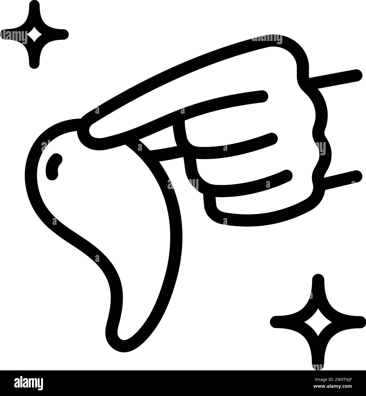 Fingers in the eye Stock Vector Images - Alamy