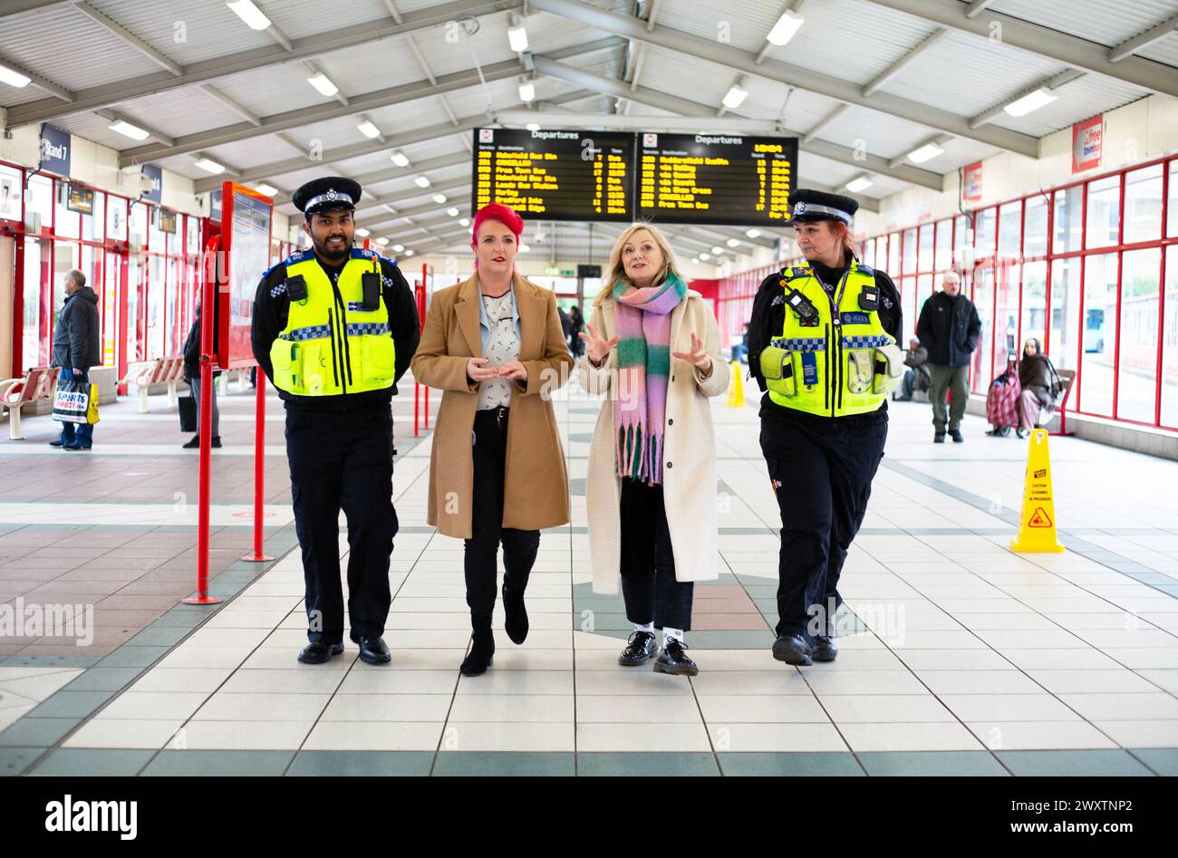 Mayor of West Yorkshire Tracy Brabin and MP Louise Haigh (Shadow ...