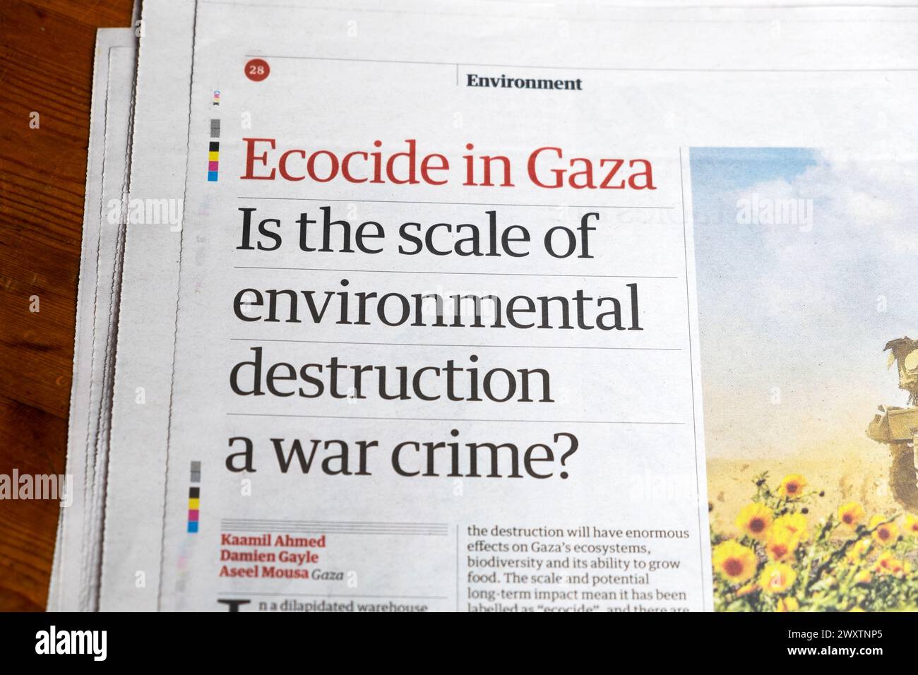 'Ecocide in Gaza Is the scale of environmental destruction a war crime ...