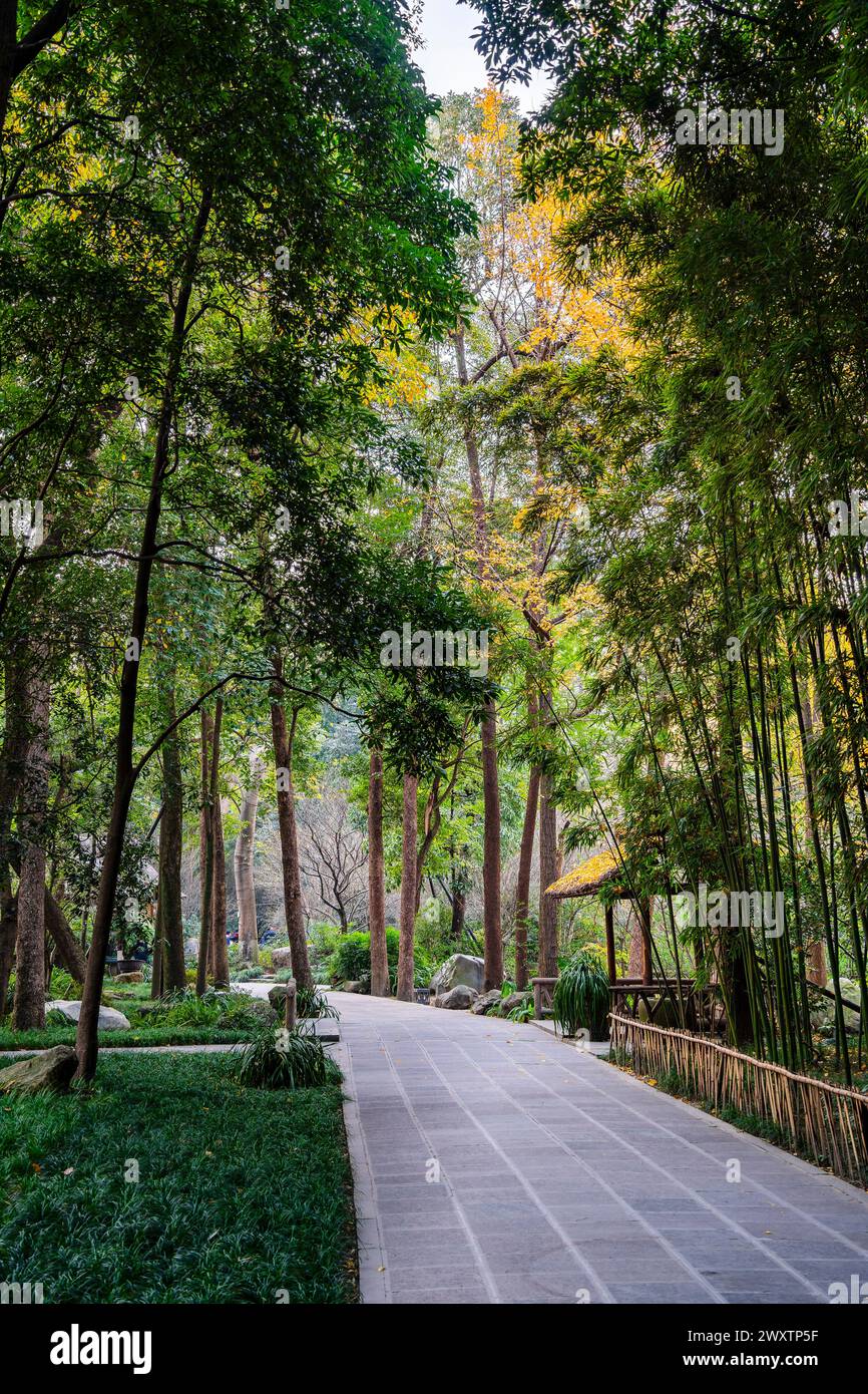 Chengdu Thatched Cottage Park, China Stock Photo - Alamy