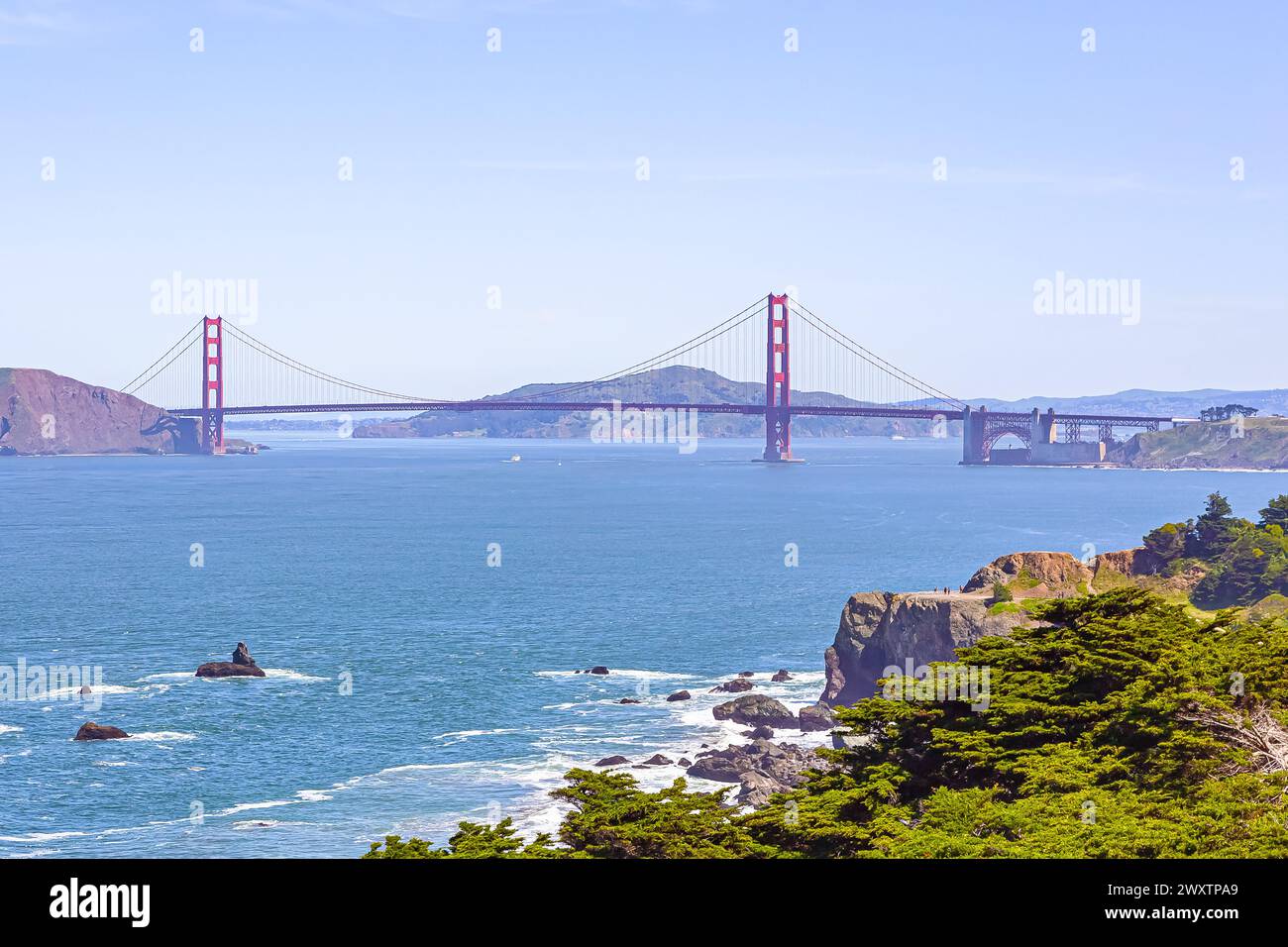 View from Golden Gate National Recreation Area - Lands End, San ...