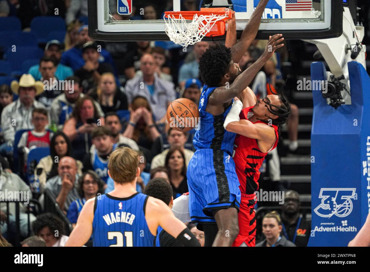 Orlando, Florida, USA, April 1, 2024, Portland Trail Blazers guard ...