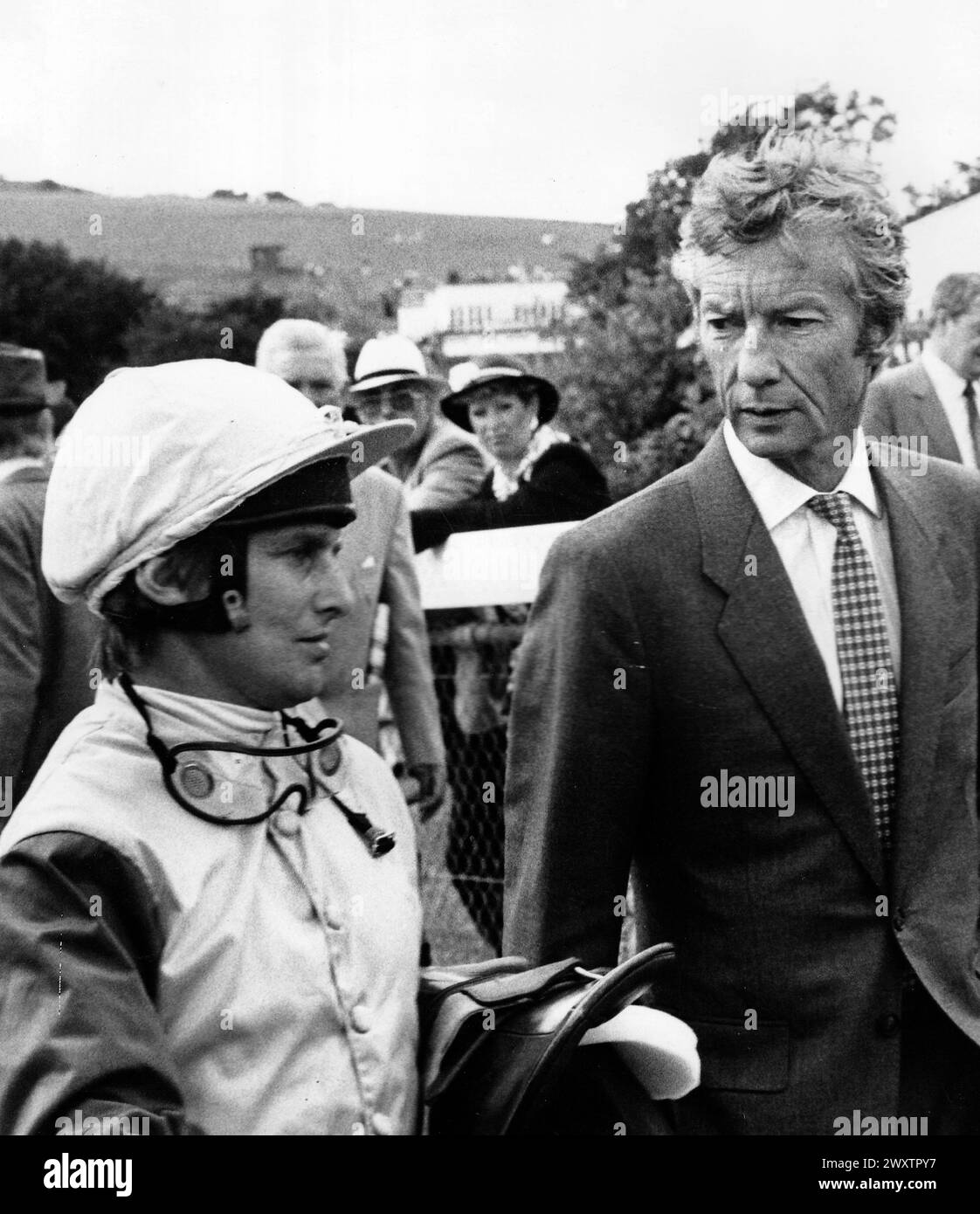 WILLIE CARSON AND LESTER PIGGOTT AFTER THE STEWARDS CUP AT GOODWOOD ...