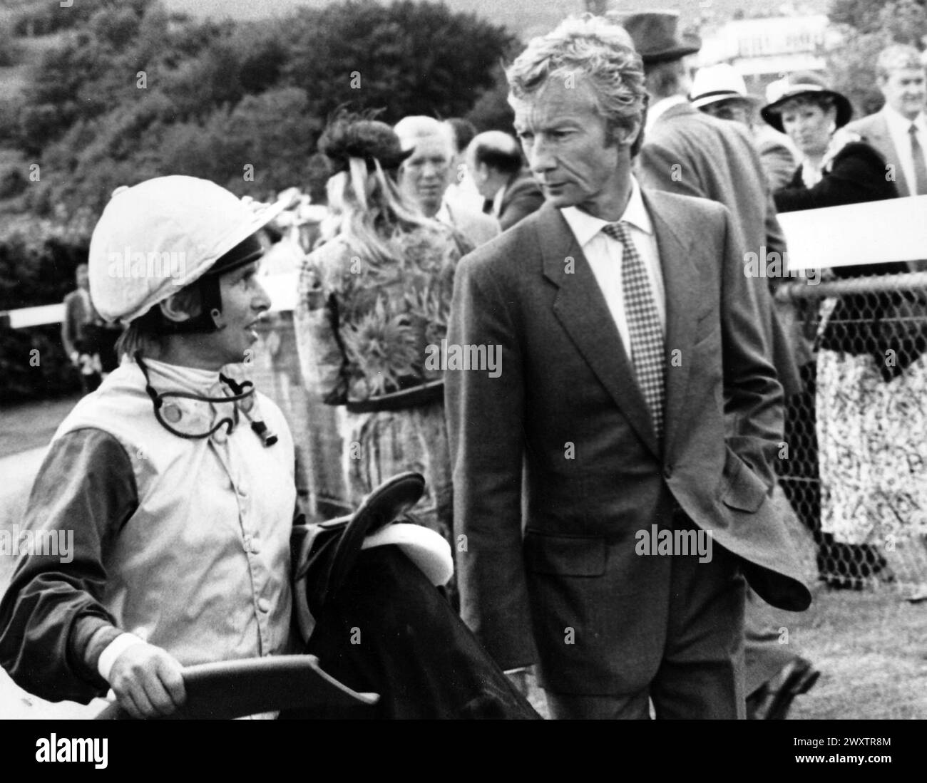 WILLIE CARSON AND LESTER PIGGOTT AFTER THE STEWARDS CUP AT GOODWOOD ...