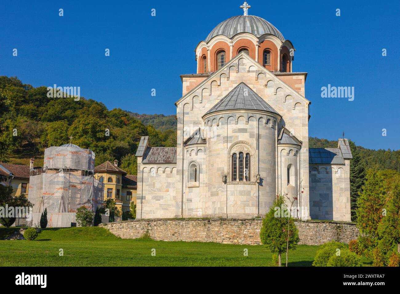 Church of the Virgin, Studenica monastery, Serbia Stock Photo - Alamy