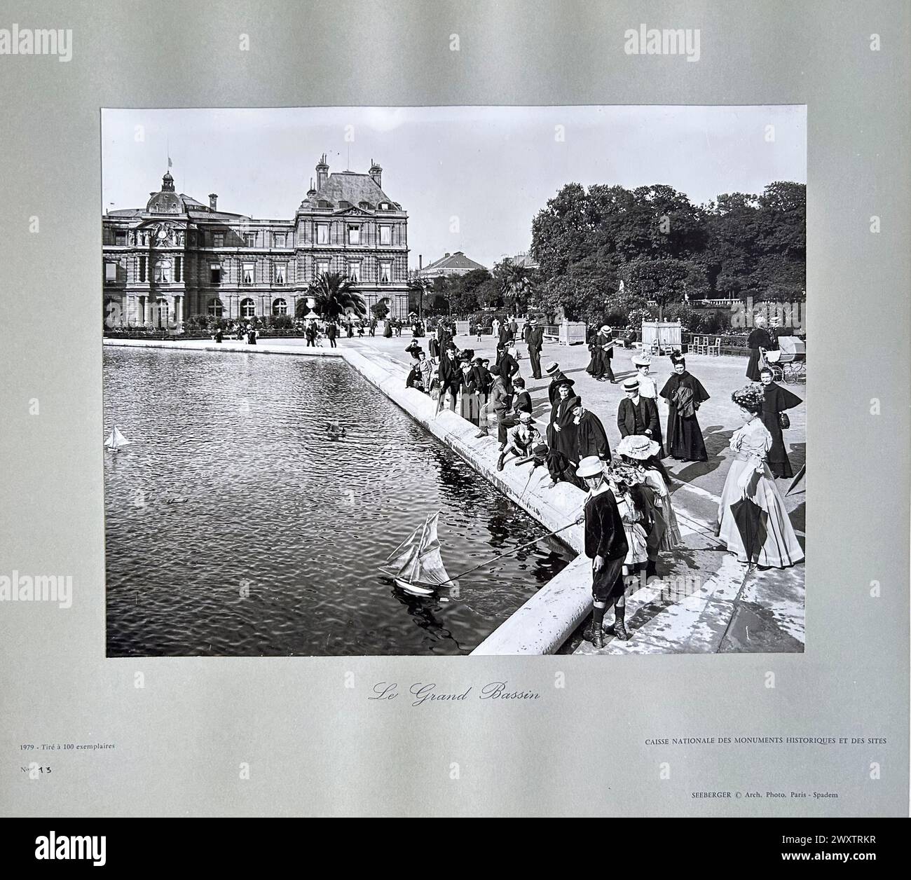 Paris, France, Historic Photos, Paris, Luxembourg Gardens, "Le Grand ...