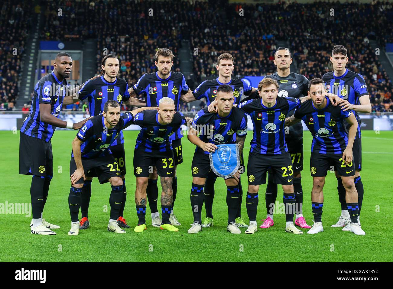 FC Internazionale team pose for a group photo during the Serie A 2023/ ...
