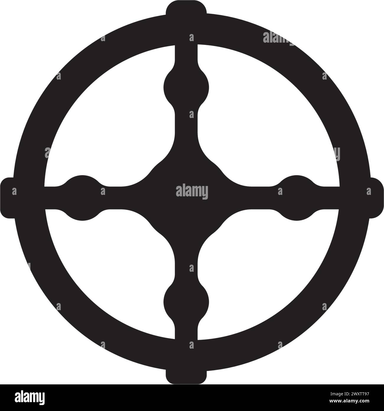 Steering icon logo, vector design illustration Stock Vector Image & Art ...